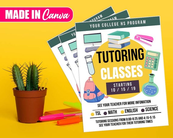Summer Tutoring Flyer