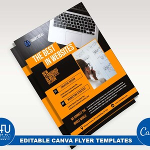 Website Developer Flyer DIY Canva Website Developer Flyer - Etsy