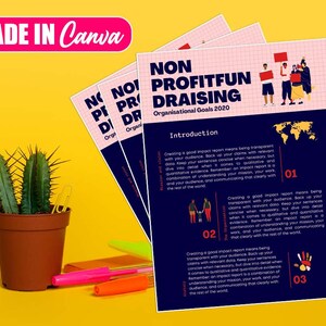 Nonprofit Fundraising Flyer, DIY Canva Nonprofit Fundraising Flyer ...