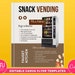 Snack Vending Machine Flyer, DIY Canva Snack Vending Machine Flyer ...