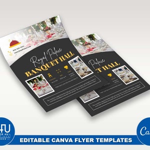 Banquet Facility Flyer DIY Canva Banquet Facility Flyer | Etsy