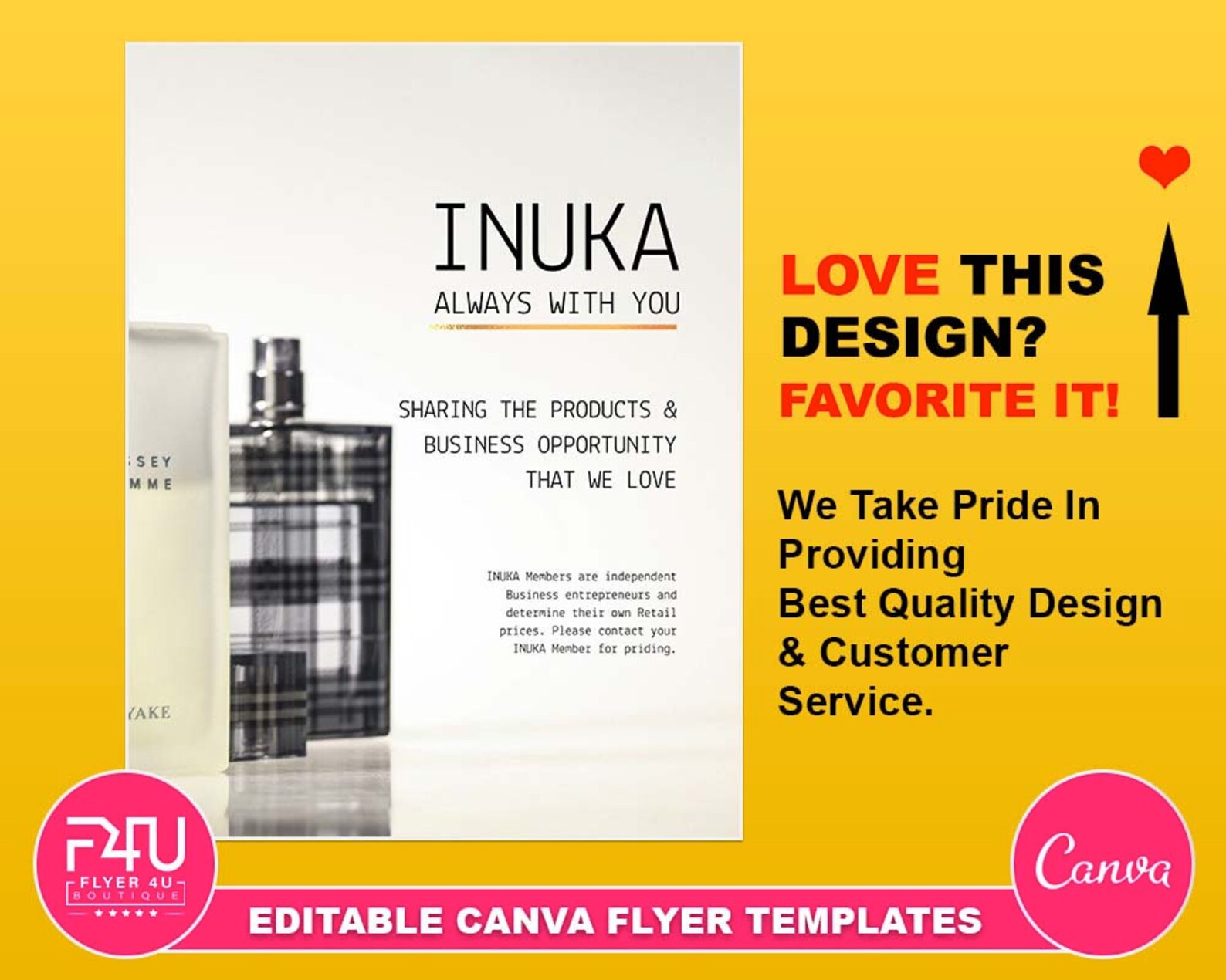Inuka Flyer DIY Canva Inuka Flyer Template 2022 Editable | Etsy