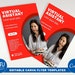 Virtual Assistant Flyer DIY Canva Virtual Assistant Flyer - Etsy