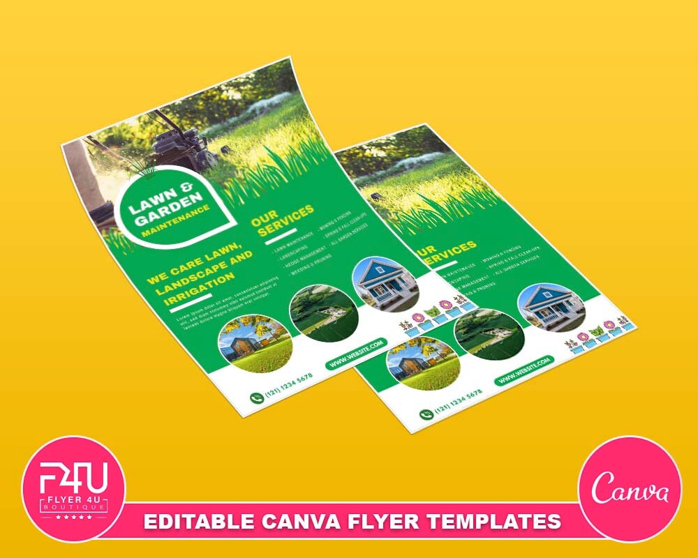 Irrigation Services Flyer DIY Canva Irrigation Servicesflyer - Etsy