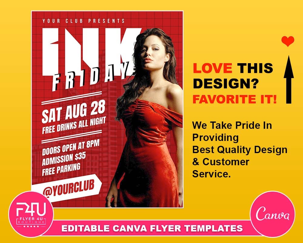 Too Hot Flyer, DIY Canva Too Hot Flyer, Editable Canva US Letter Size ...