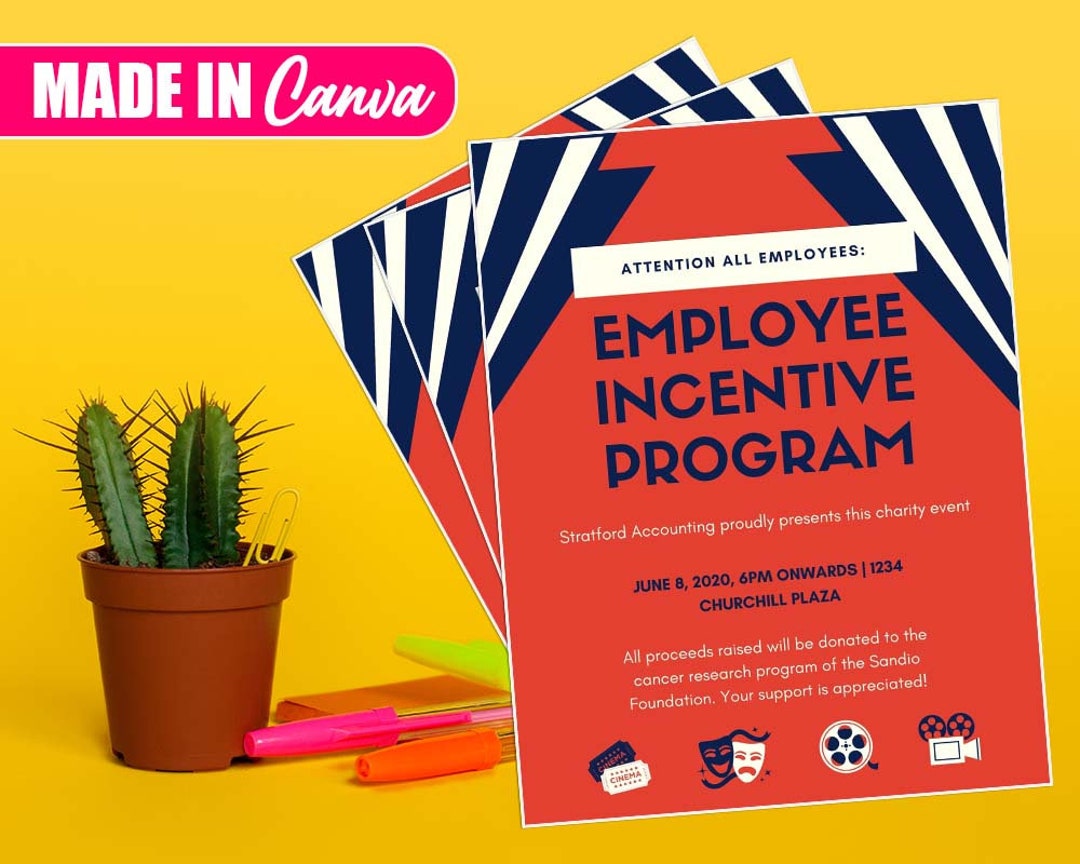 Employee Incentive Program, DIY Canva Employee Incentive Program ...