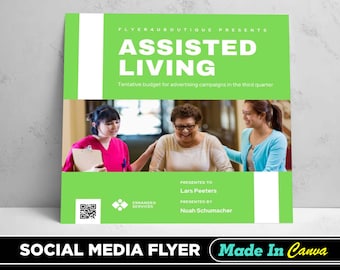 Assisted Living Flyer - Etsy