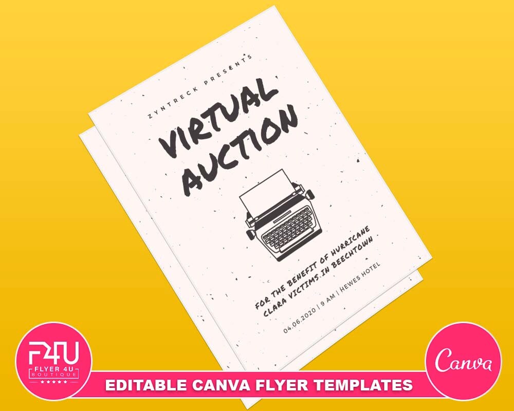 Virtual Assistant Flyer, DIY Canva Virtual Assistant Flyer Template ...