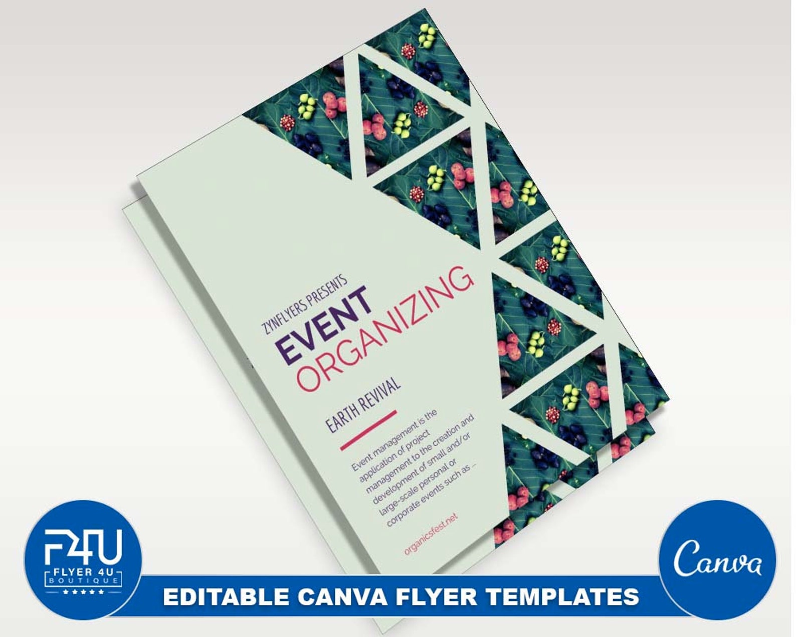 Event Organizing Flyer, DIY Canva Event Organizing Flyer Template 2022 ...