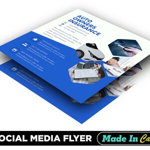 Auto Owners Insurance Flyer, DIY Canva Auto Owners Insurance Flyer ...