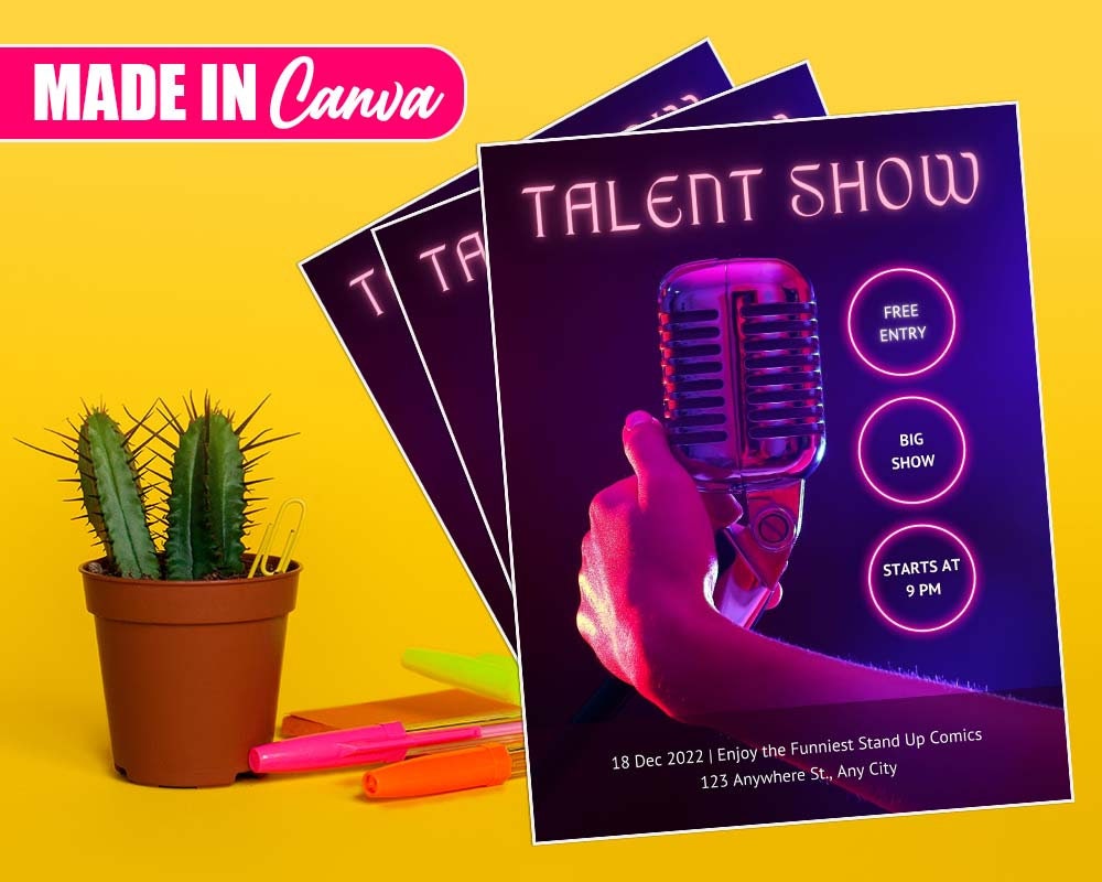 Talent Show Flyer DIY Canva Talent Show Templates Editable Etsy talent-show-flyer-diy-canva-talent-show-templates-editable-etsy
