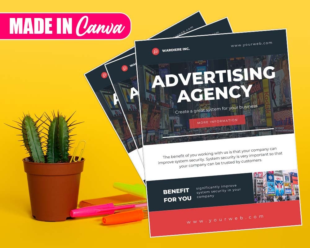 Advertising Agency DIY Canva Advertising Agency Template - Etsy