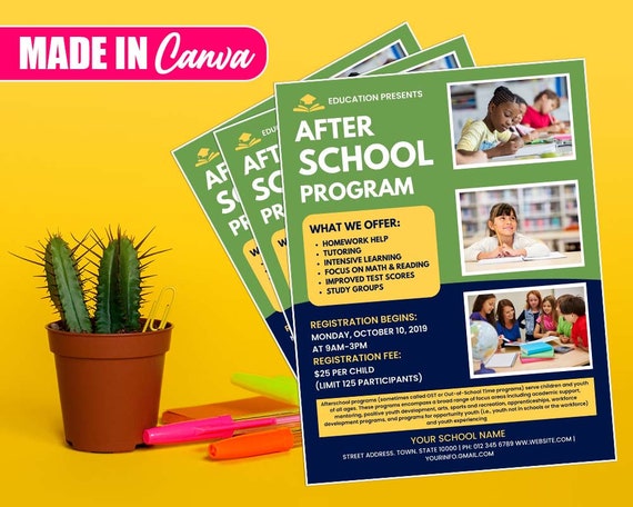 After School Program Flyer