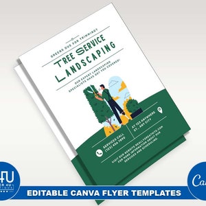Tree Service Flyer DIY Canva Tree Service Flyer Template - Etsy