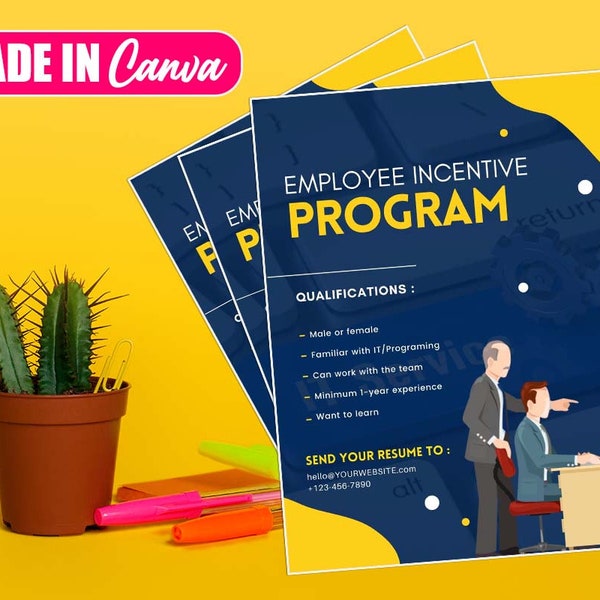 Employee Incentive Flyer - Etsy