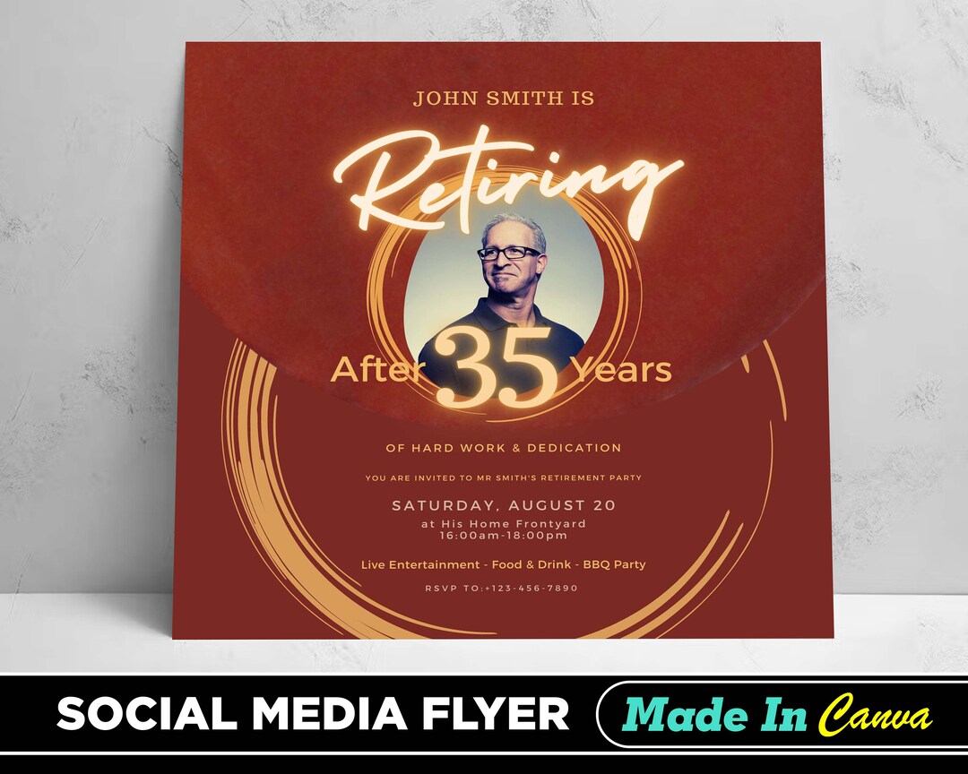 Retirement Advice Flyer, DIY Canva Retirement Advice Flyer Template ...