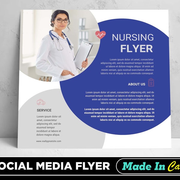 Nursing Flyer Template - Etsy