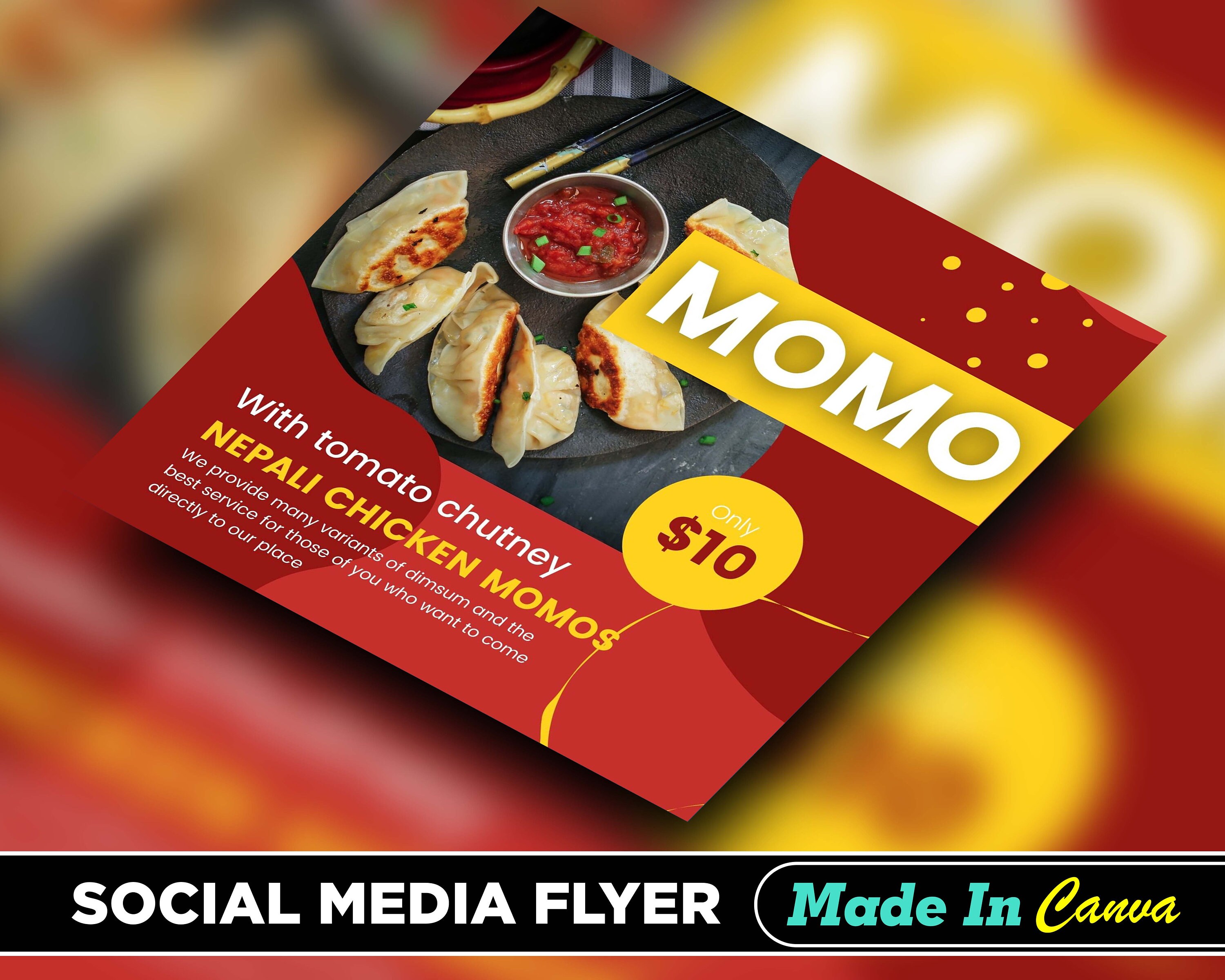 Momo Flyer DIY Canva Momo Flyer Template 2022 Editable - Etsy Canada