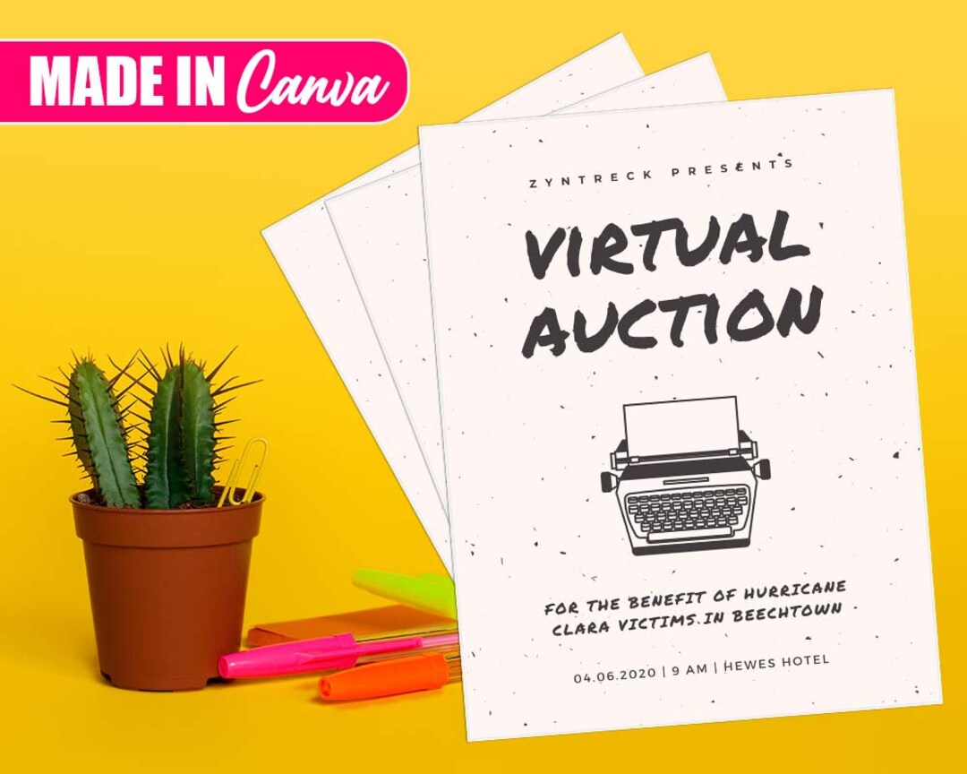 Virtual Assistant Flyer, DIY Canva Virtual Assistant Flyer Template ...