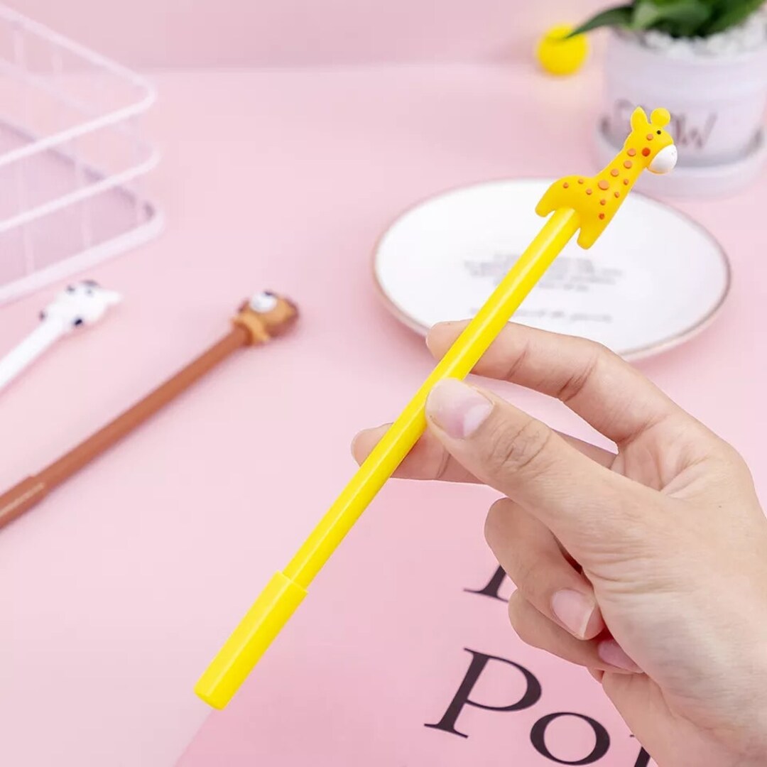 Giraffe Pen Gel Pen Novelty Pen With FREE Refill Cute Cool - Etsy