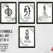 Reiki Symbols Printable Wall Art, Cho Ku Rei, Se Hei Ki Hon Sha Ze Sho ...
