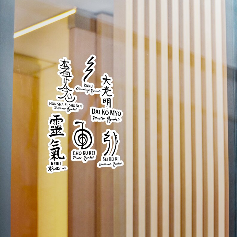 Reiki Symbols Stickers, Cho Ku Rei Sticker Sei Hei Ki Dai Ko Myo Reiki ...