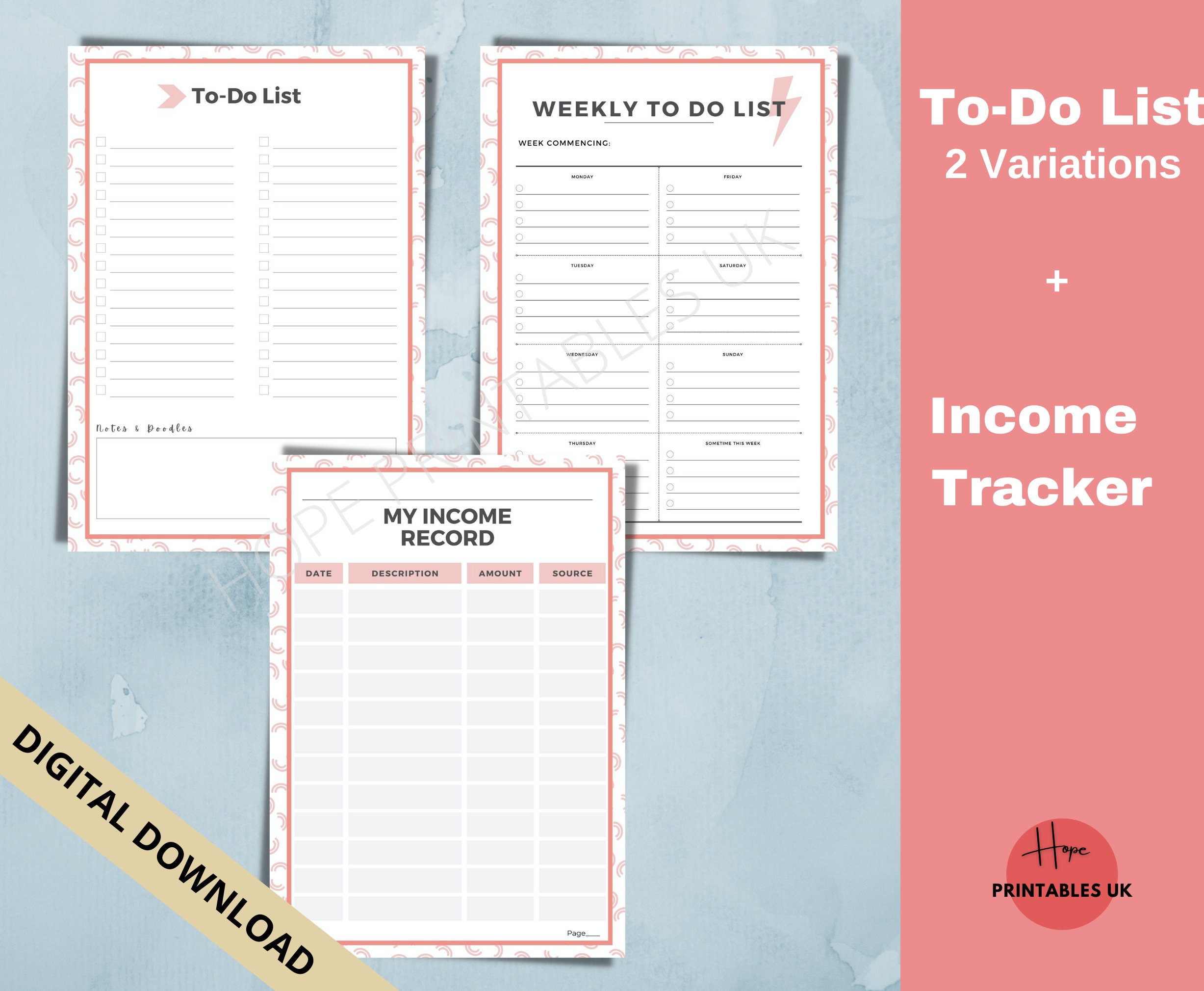 The Ultimate DISTANCE HEALING PLANNER Bundle, Printable Planner and ...