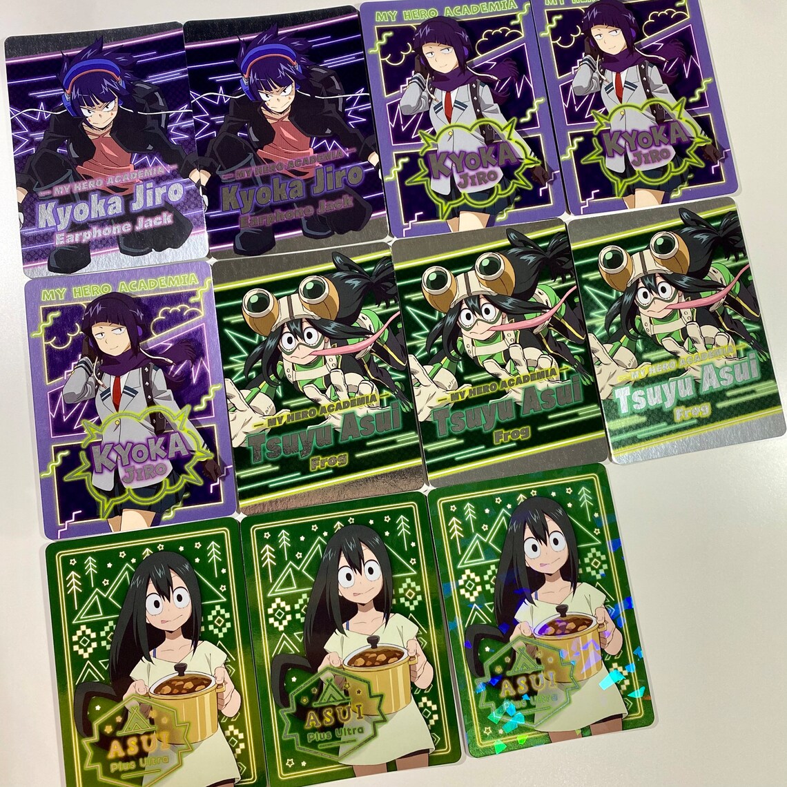 NEW MHA BNHA Neon Cards Just Released 2022/june - Etsy