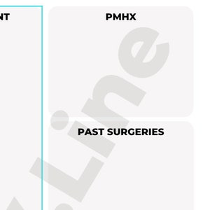 History Taking Template for Medical Students - Etsy Canada