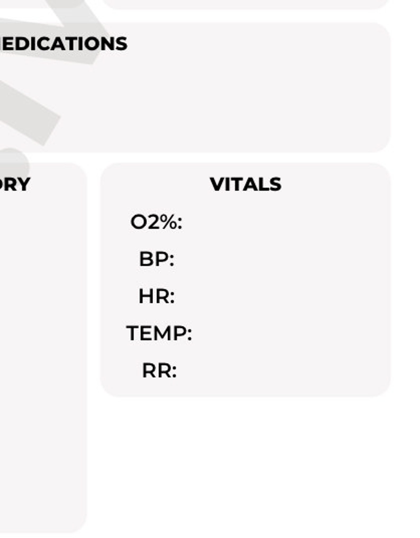 History Taking Template for Medical Students - Etsy UK