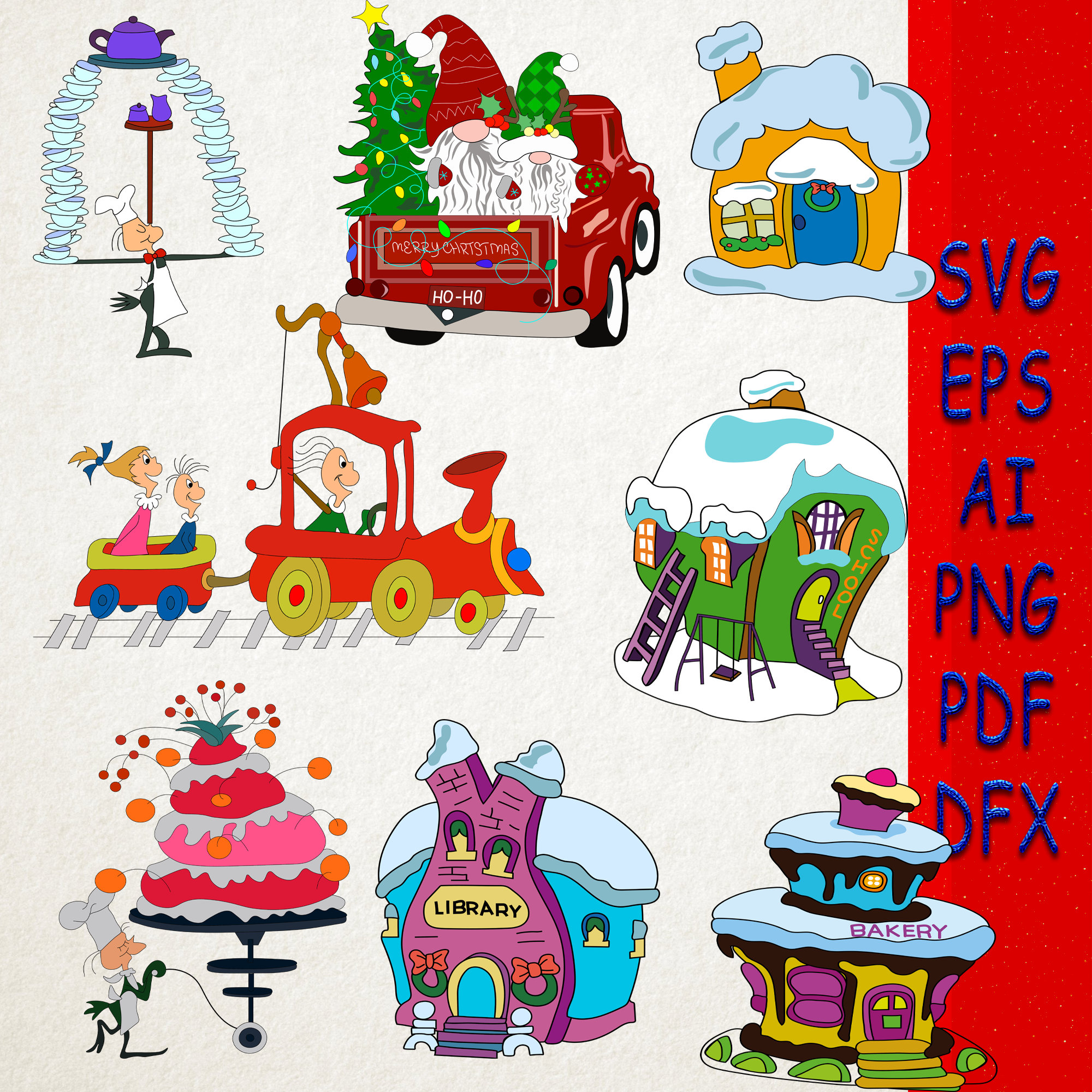 Whoville Clipart