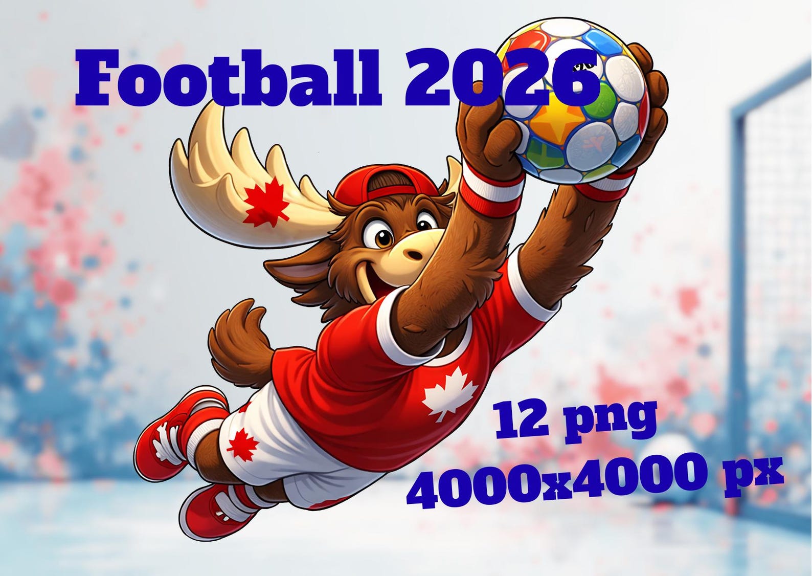 Football Animals Clipart Set 2026 | Soccer Mascot Style Animal ...