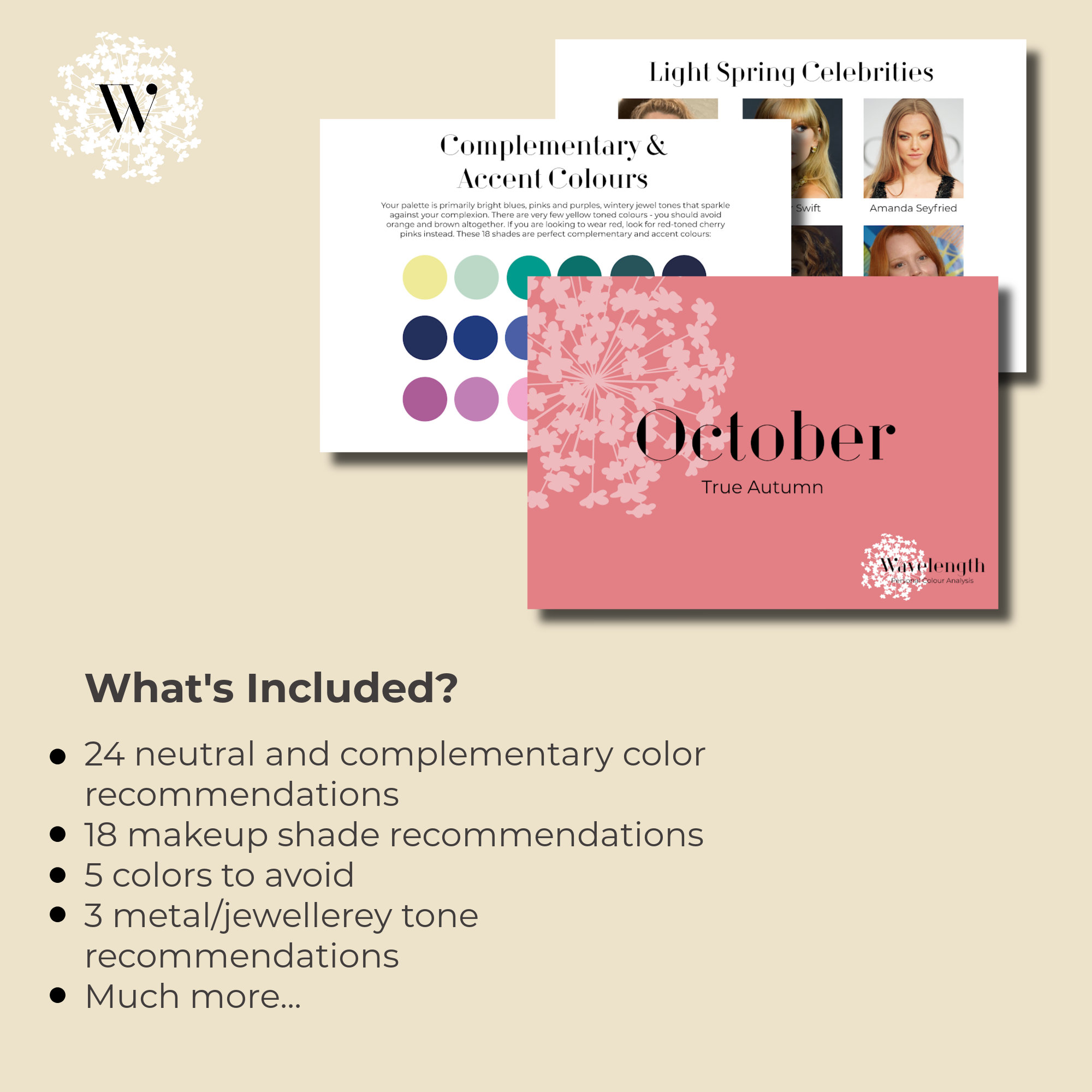 Personal Color Analysis custom, Seasonal, Digital/virtual - Etsy