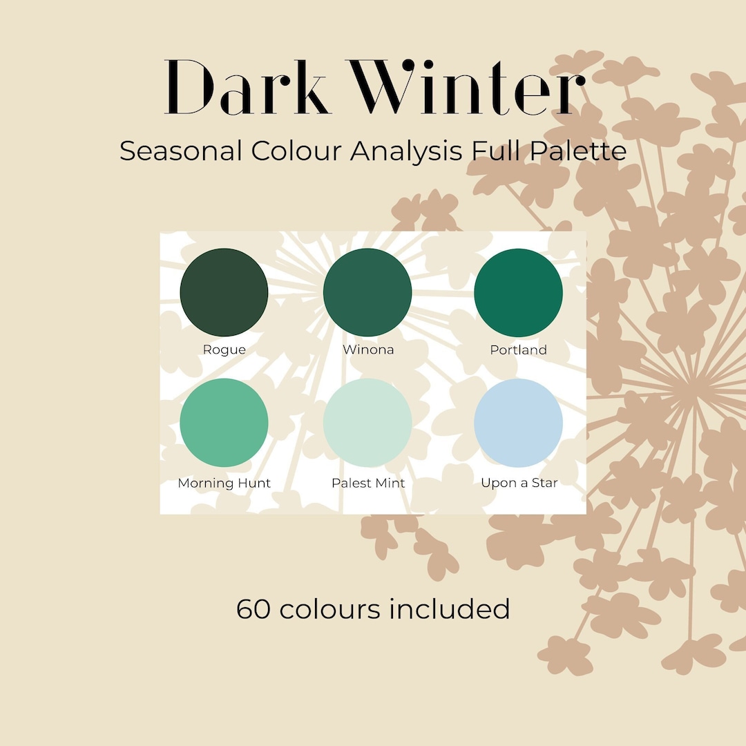 Dark Winter Color Palette