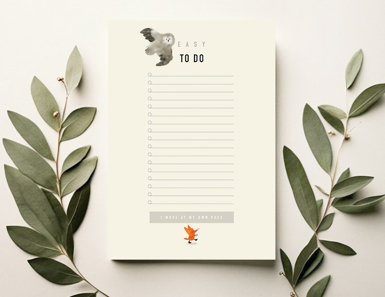 To Do Lists, Task Lists, Printable & Fillable Templates PDF, A4 Letter ...