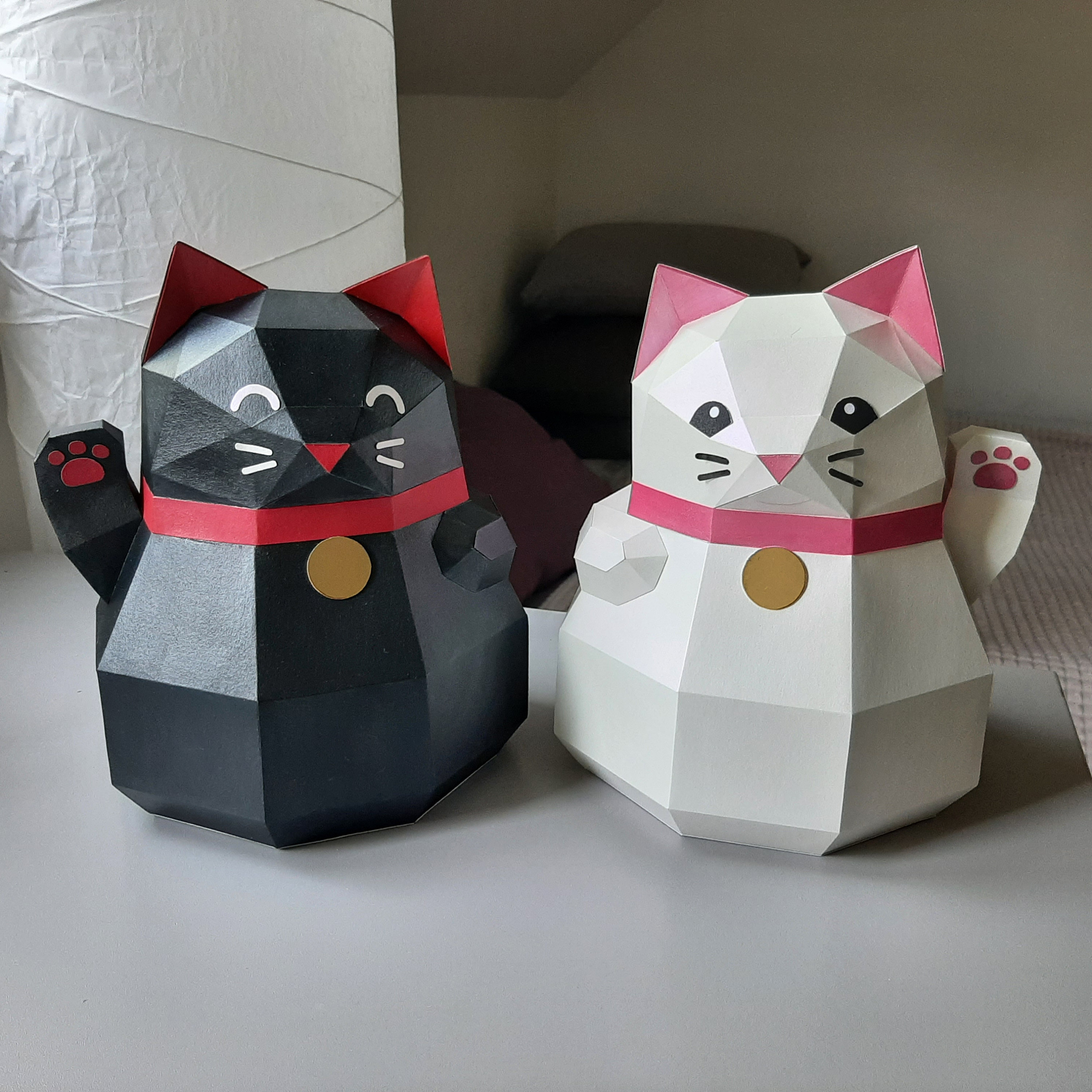 Papercraft Maneki Neko DIY 3D Low Poly Cat Paper Craft 3D Cute - Etsy ... Papercraft Maneki Neko DIY 3D Low Poly Cat Paper Craft 3D Cute - Etsy ...