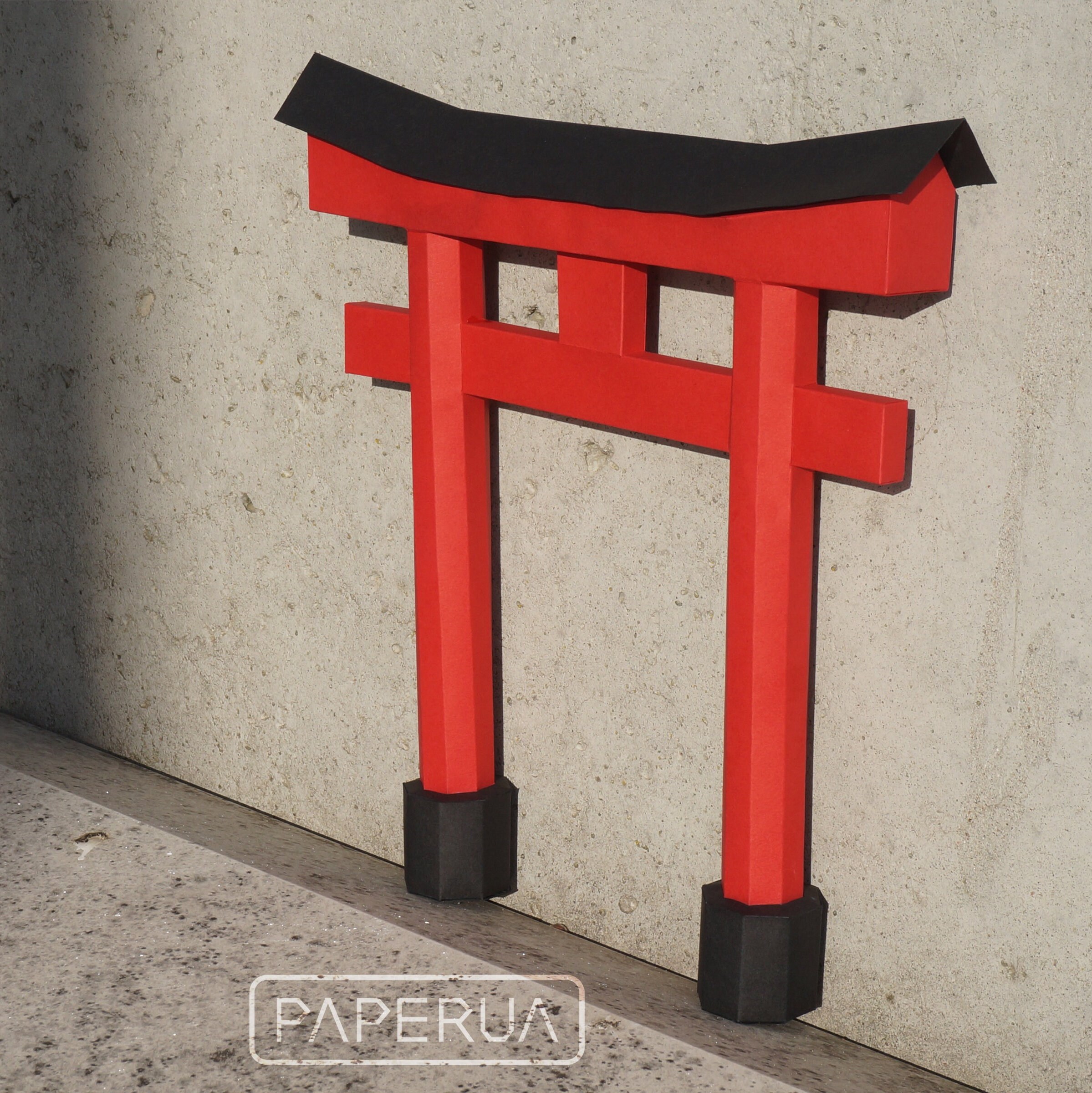 Papercraft TORII Digital Template DIY Torii Gate 3D Origami - Etsy UK