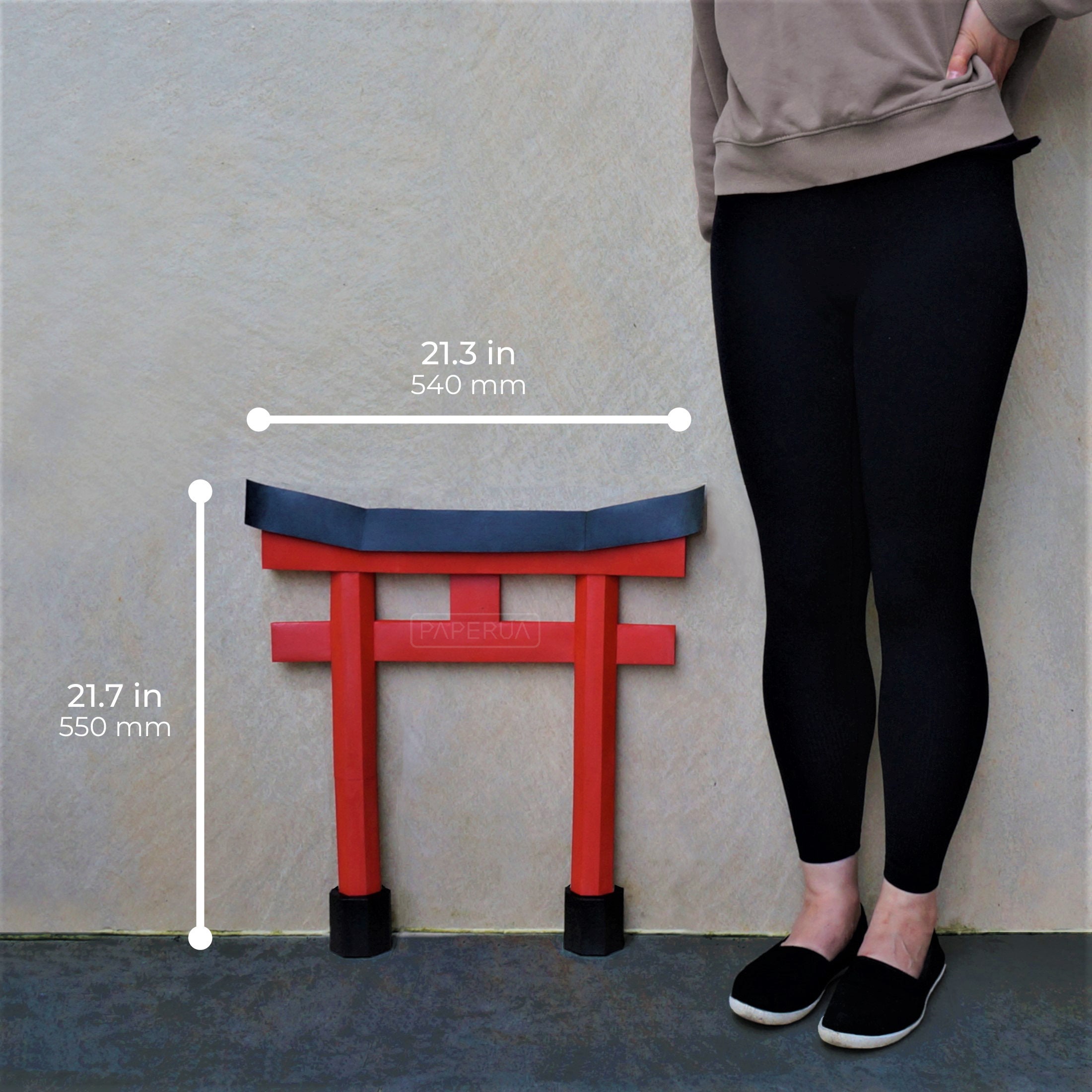 Papercraft TORII Digital Template DIY Torii Gate 3D Origami - Etsy UK