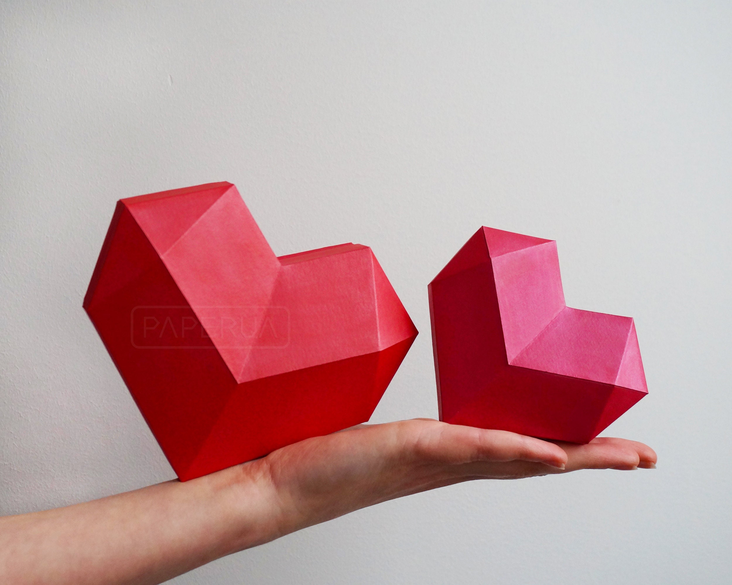 3d Heart Origami Diagram