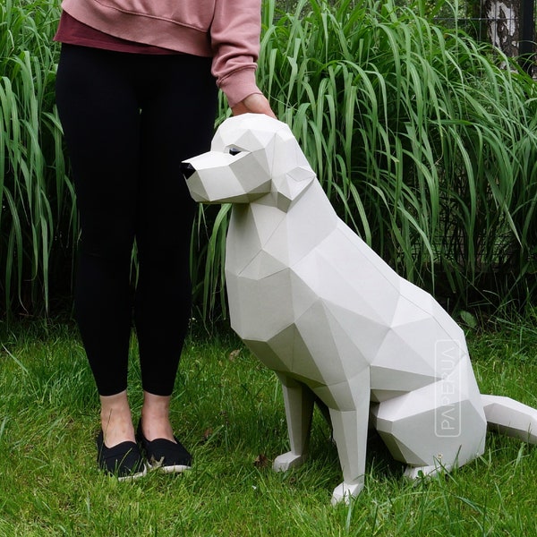 Papercraft Dog - Etsy