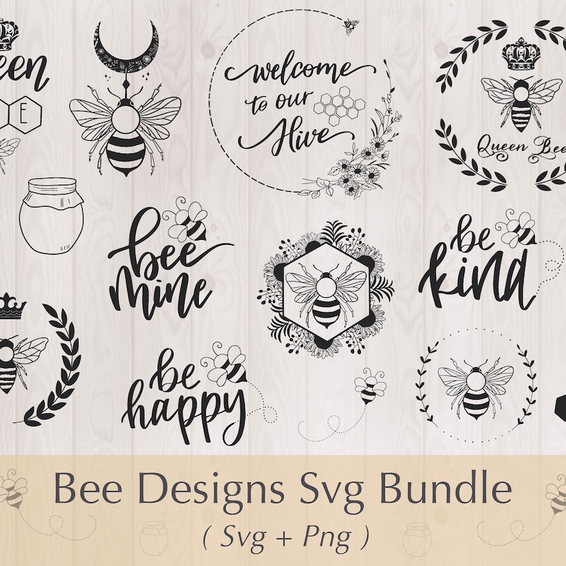 Honey Bee Svg - Etsy