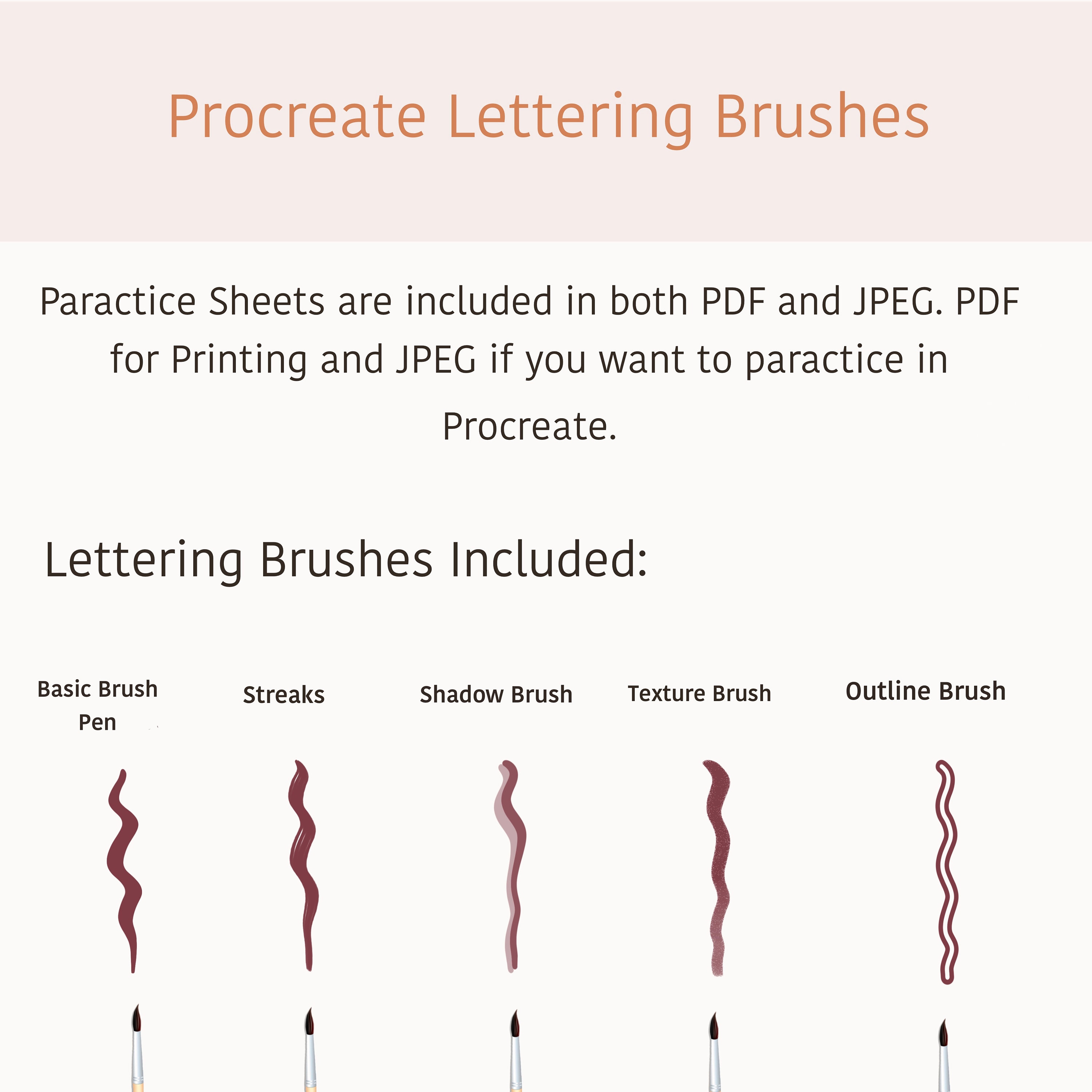 Modern Calligraphy Beginner's Guide: Practice Sheets & Procreate ...