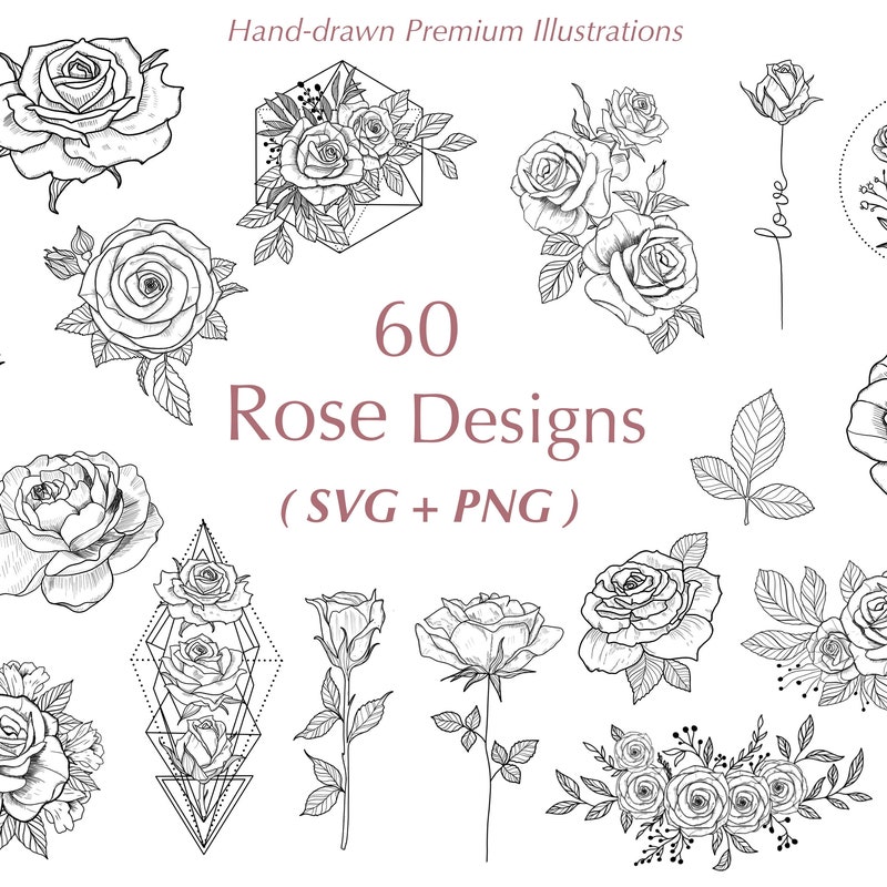 Rose Embellished Sweater - Etsy