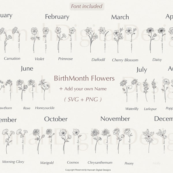 Flower Svg - Etsy