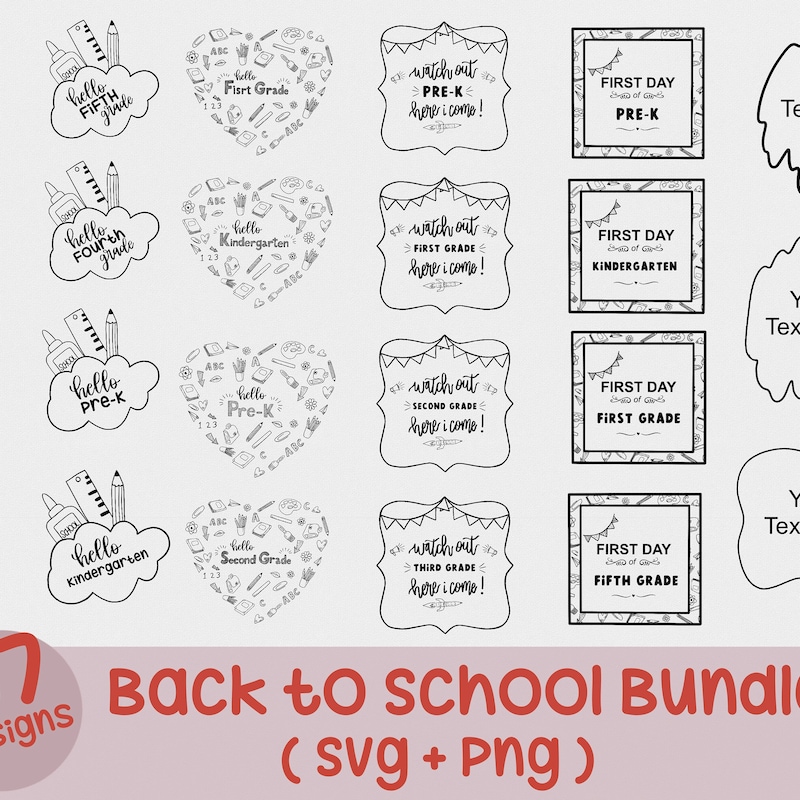First Day of School Svg - Etsy