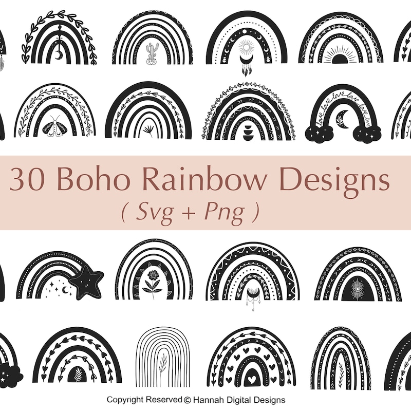Boho Svg - Etsy