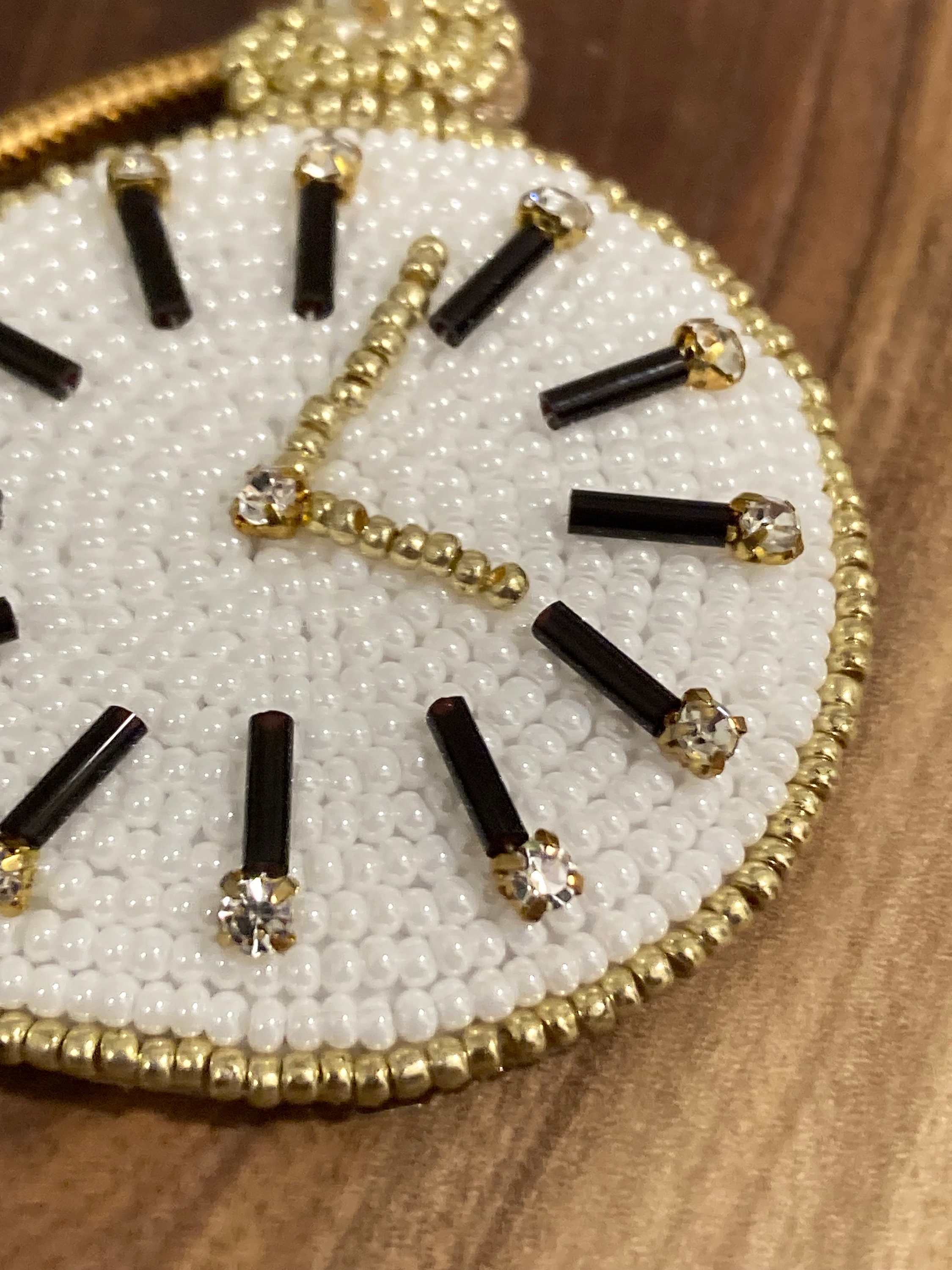 Pocket Watch Beaded Keychain - Etsy