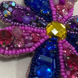 Pride Collection - Bisexual Pride Flower Beaded Brooch - Etsy