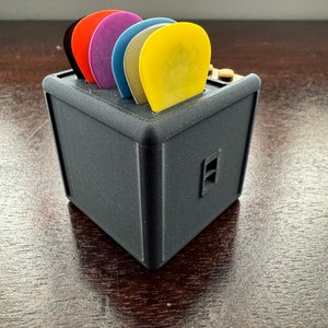 Amplifier Style Guitar Pick Holder - Personalised Plectrum Organiser ...