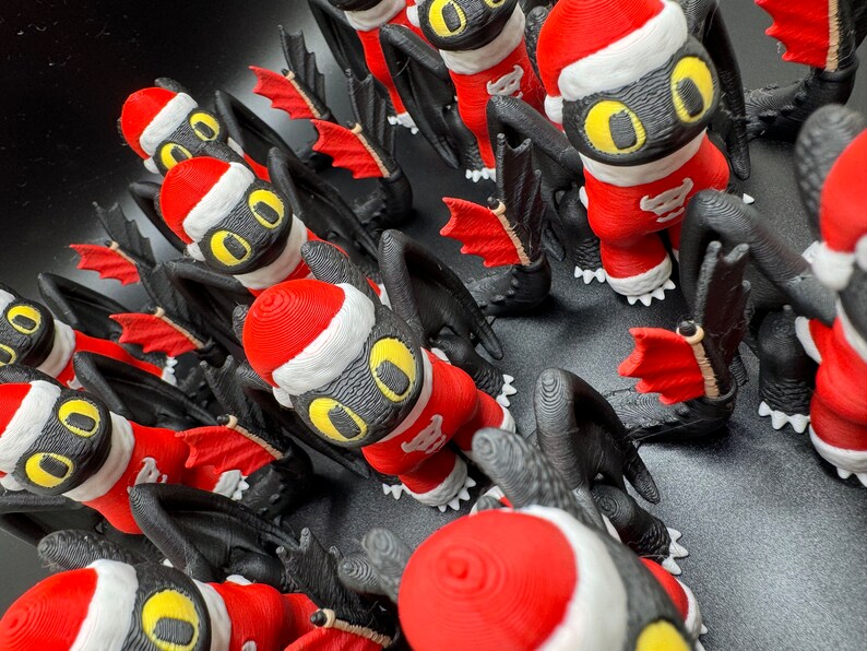 Christmas Toothless Dragon Ornament – Festive Tree Decoration or ...